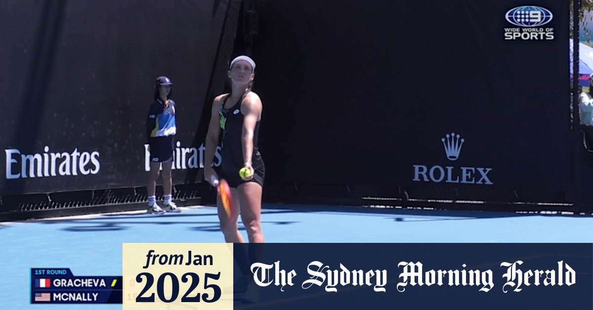 Video: Australian Open Highlights: Varvara Gracheva v Caty McNally